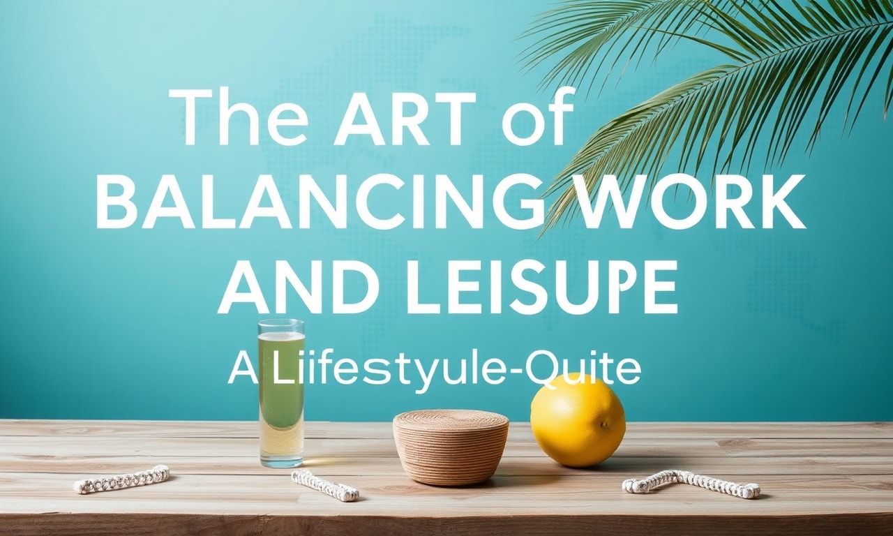 The Art of Balancing Work and Leisure: A Lifestyle Guide - Pokémons ...